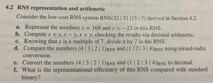 Solved 1.5 Unconventional radices a. Convert the negabinary | Chegg.com