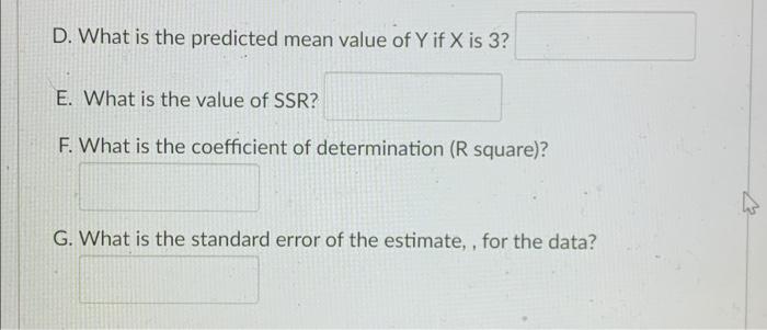Solved Given the following Excel output, answer the | Chegg.com
