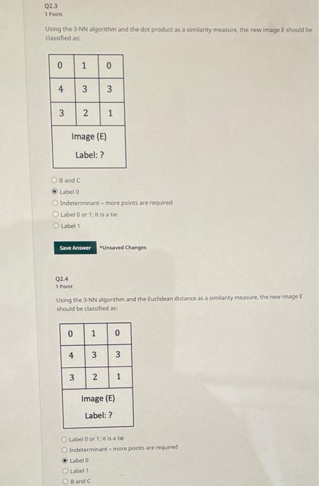 Solved Given the following pixel representations for four 3 | Chegg.com