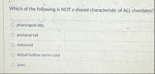 Which of the following is NOT a shared characteristic | Chegg.com