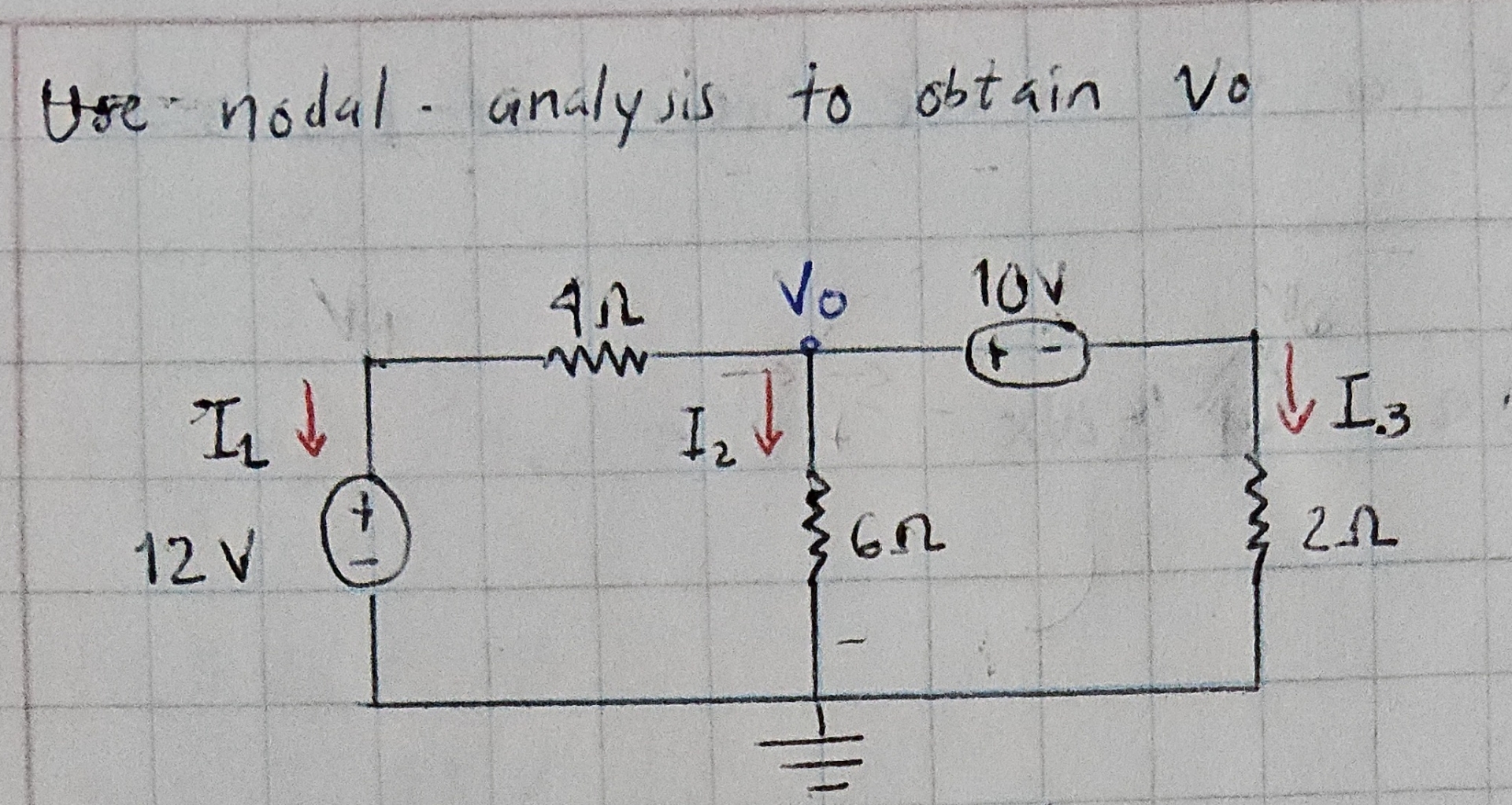 Solved Ure nodal analysis to obtain vo | Chegg.com