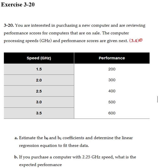 Solved Exercise 3-20 3-20. ﻿You are interested in purchasing | Chegg.com