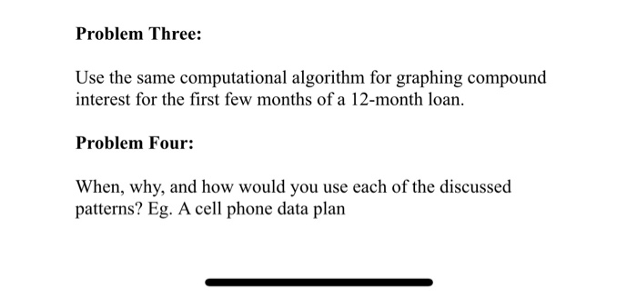 Solved Problem One (see Task, top of Page 2): Note the | Chegg.com