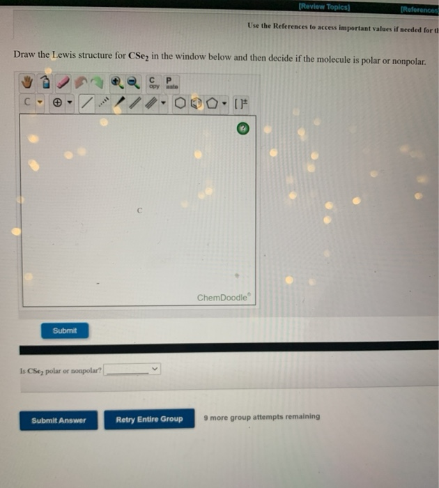 Solved [Review Topics) [References! Draw the Lewis structure | Chegg.com