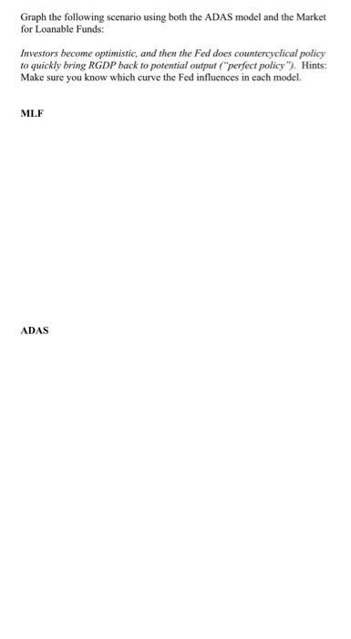 Graph The Following Scenario Using Both The Adas