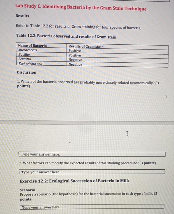 BSC 2011L: Principles of Biology 2 Laboratory Lab | Chegg.com