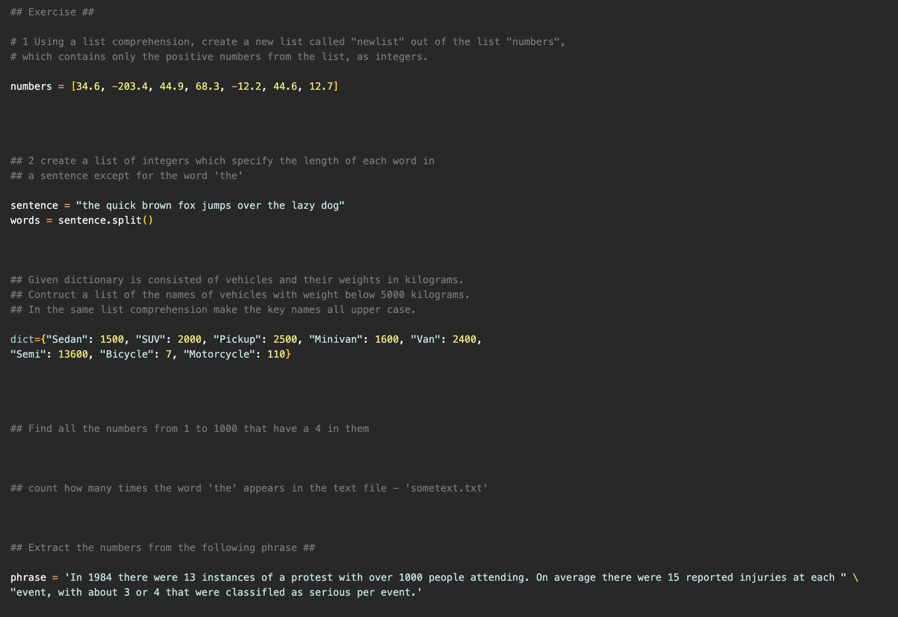 Solved Please help me with these LC exercises | Chegg.com