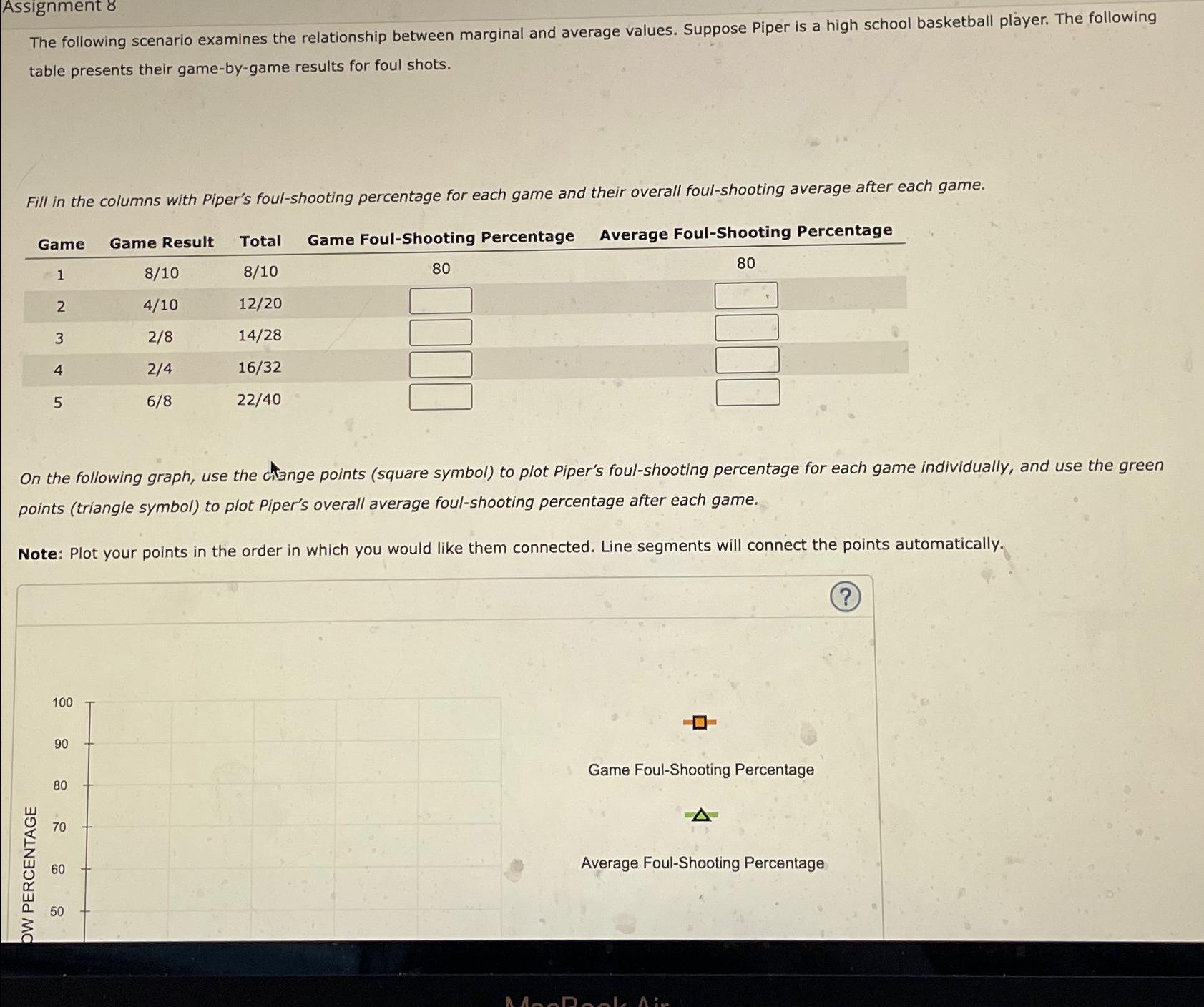 Solved Assignment 8The following scenario examines the | Chegg.com