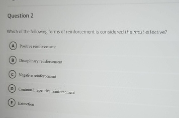 Solved Question 2Which of the following forms of | Chegg.com