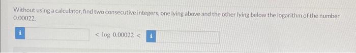 Solved Without using a calculator. find two consecutive | Chegg.com