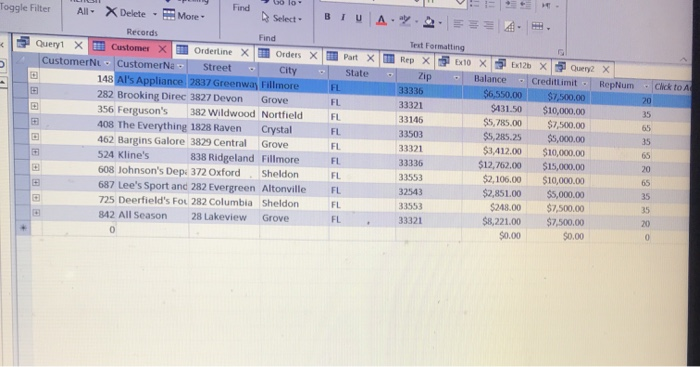 Solved Premiere Products ere Products database shown in In | Chegg.com
