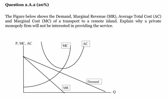 Solved The Figure below shows the Demand, Marginal Revenue | Chegg.com