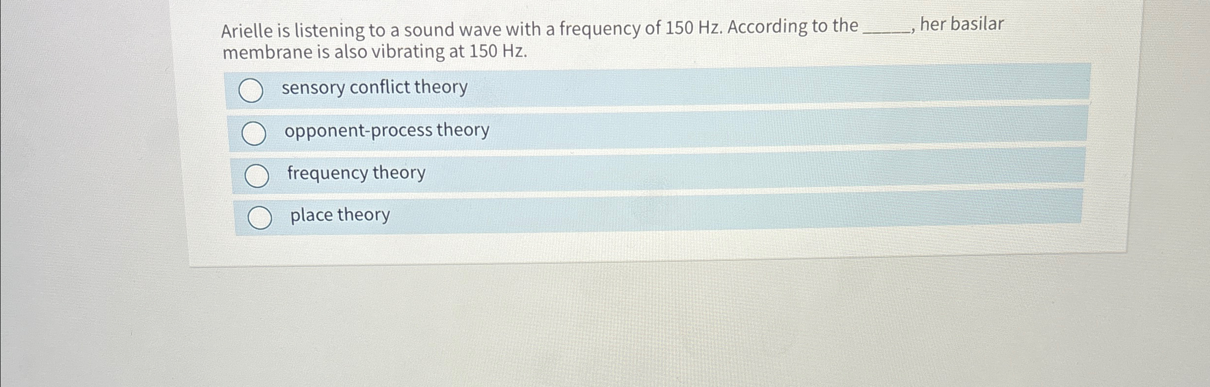Solved Arielle is listening to a sound wave with a frequency | Chegg.com