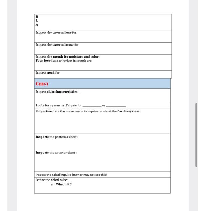 Solved GENERAL SURVEY First glance - General Survey | Chegg.com