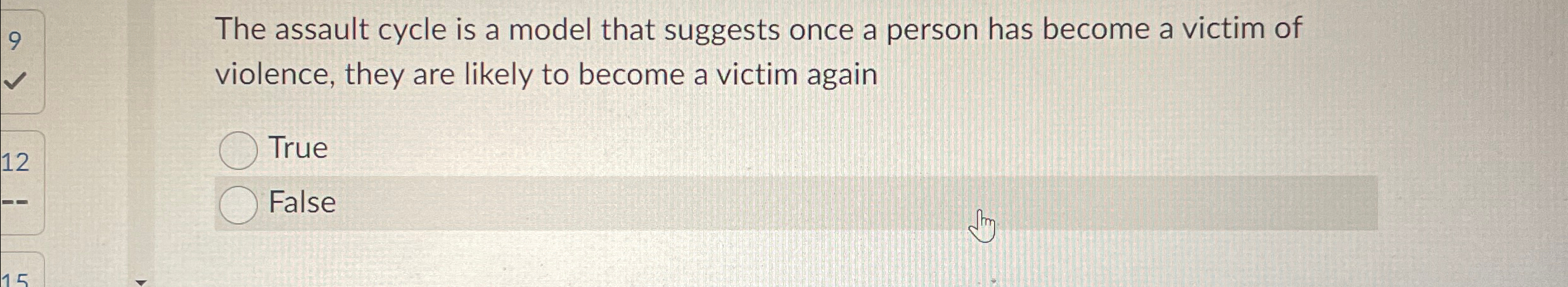 Solved The assault cycle is a model that suggests once a | Chegg.com