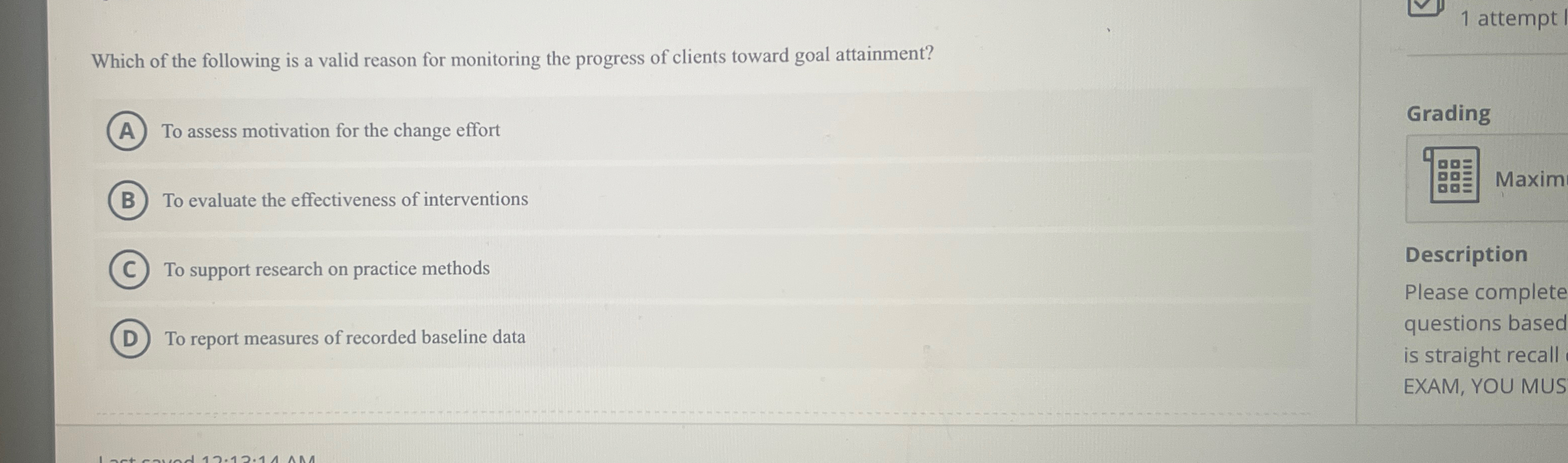 Solved Which of the following is a valid reason for | Chegg.com