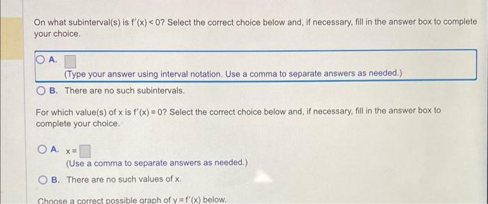 Solved Use the given graph of y=f(x) to find the intervals | Chegg.com