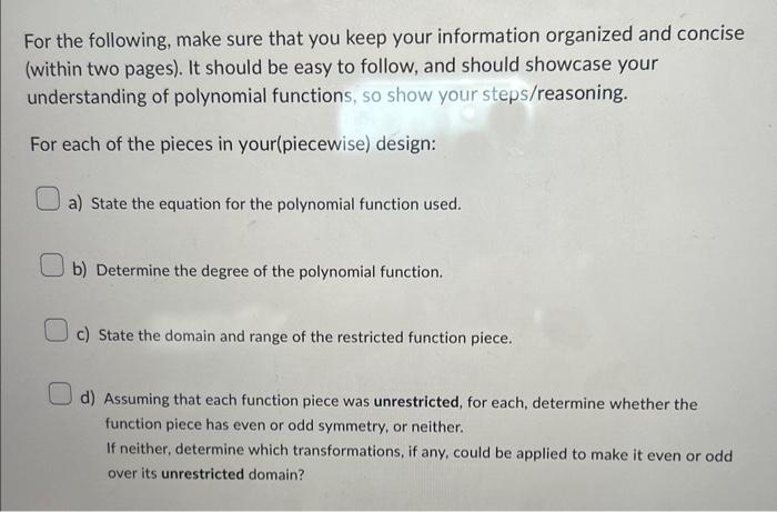 - The first thing you should do is define your | Chegg.com