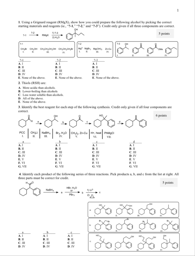 Solved Can you answer all the questions?Using a Grignard | Chegg.com