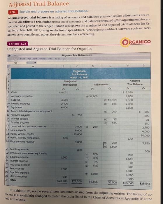 Solved Adjusted Trial Balance LOb Explain and prepare an | Chegg.com