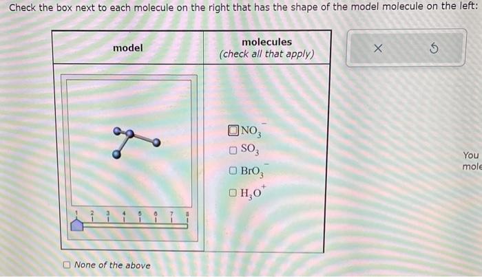 Solved Check the box next to each molecule on the right that | Chegg.com