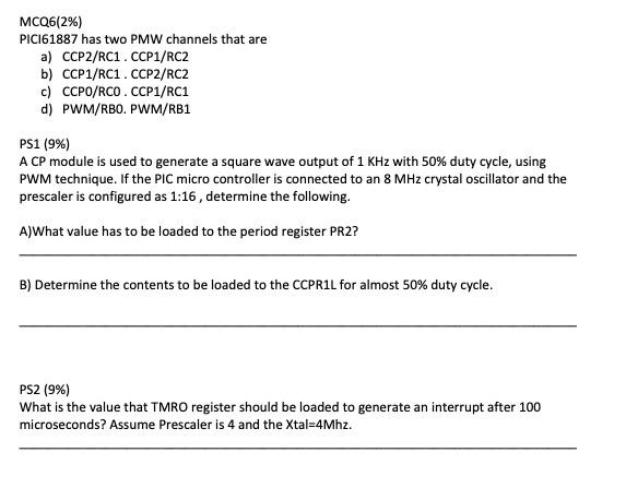 Solved What are the required steps to enable interrupt on | Chegg.com