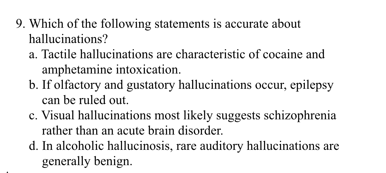 Solved Which of the following statements is accurate about | Chegg.com