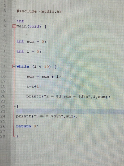 Solved • Modify the code so that it calculates the sum of | Chegg.com