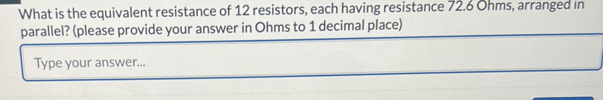 Solved What is the equivalent resistance of 12 ﻿resistors, | Chegg.com