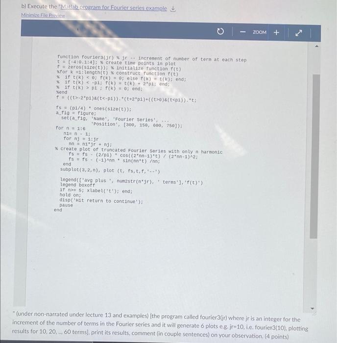 Solved Trying to get this to run in matlab, can't get it to | Chegg.com