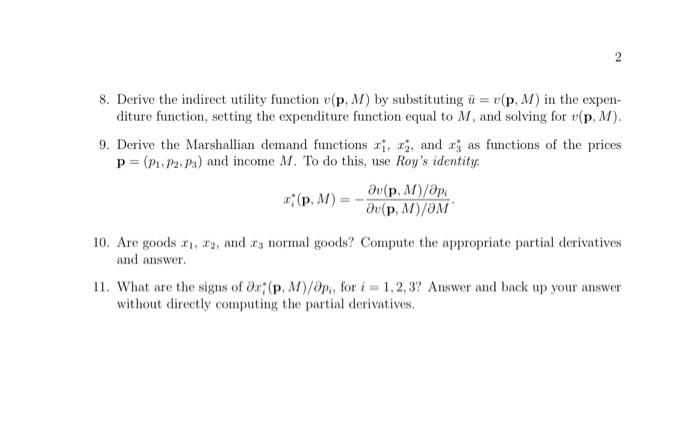 Problem 1 Expenditure Minimization In This