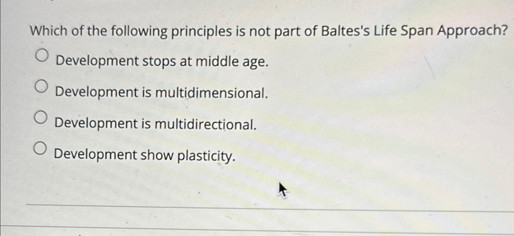 Solved Which of the following principles is not part of | Chegg.com