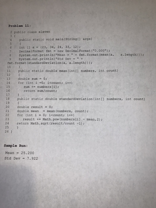 Solved Please run both programs in JGRASP and take a | Chegg.com