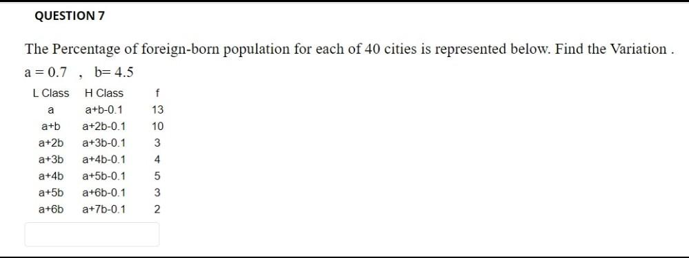 Solved If the Variation of a grouped data is 72.51 and the | Chegg.com
