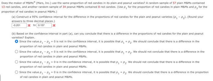 Solved oes the maker of M8Ms (Mars, Inc.) use the same | Chegg.com