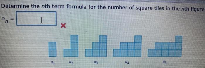 Solved Determine the nth term formula for the number of | Chegg.com