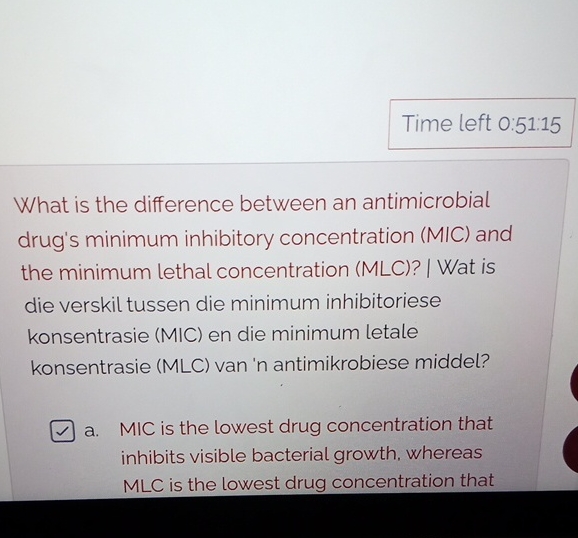 Solved What is the difference between an antimicrobial | Chegg.com