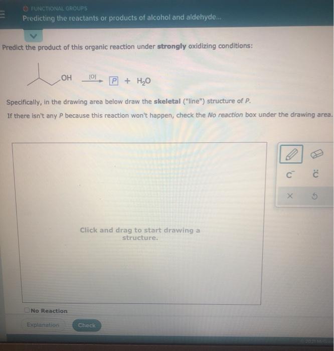 Solved FUNCTIONAL GROUPS Predicting the reactants or | Chegg.com