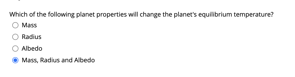 Solved by an EXPERT Which of the following planet properties will change | Chegg.com