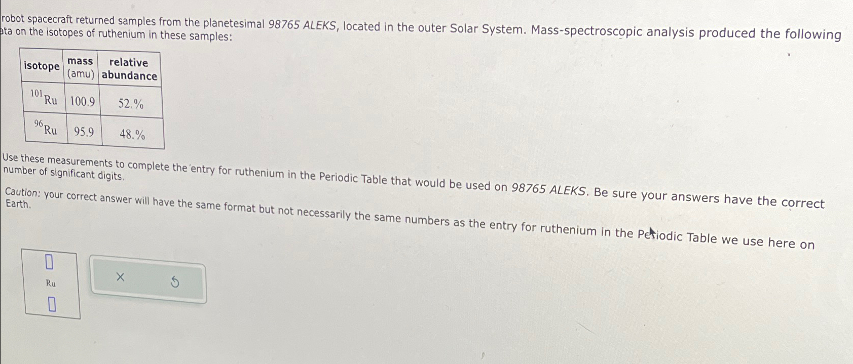 Solved robot spacecraft returned samples from the | Chegg.com