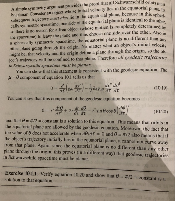 Solved A Simple Symmetry Argument Provides The Proof That