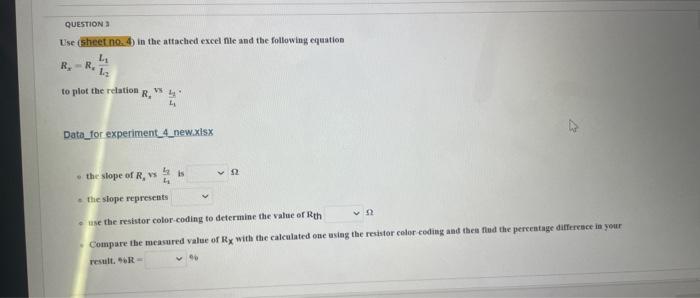 Solved QUESTION Z Use: in the attached excel file and the | Chegg.com