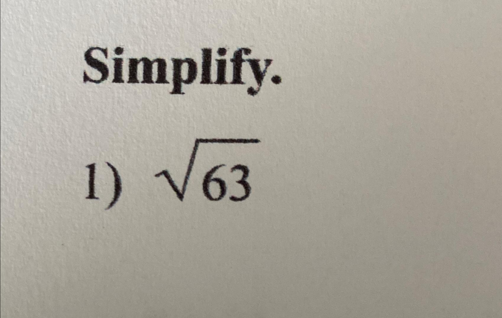 Solved Simplify.632 | Chegg.com