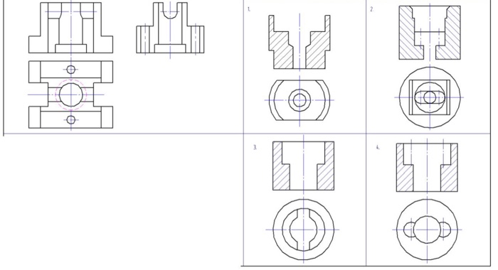 Solved 9-5 add section lines to complete the frontal and | Chegg.com