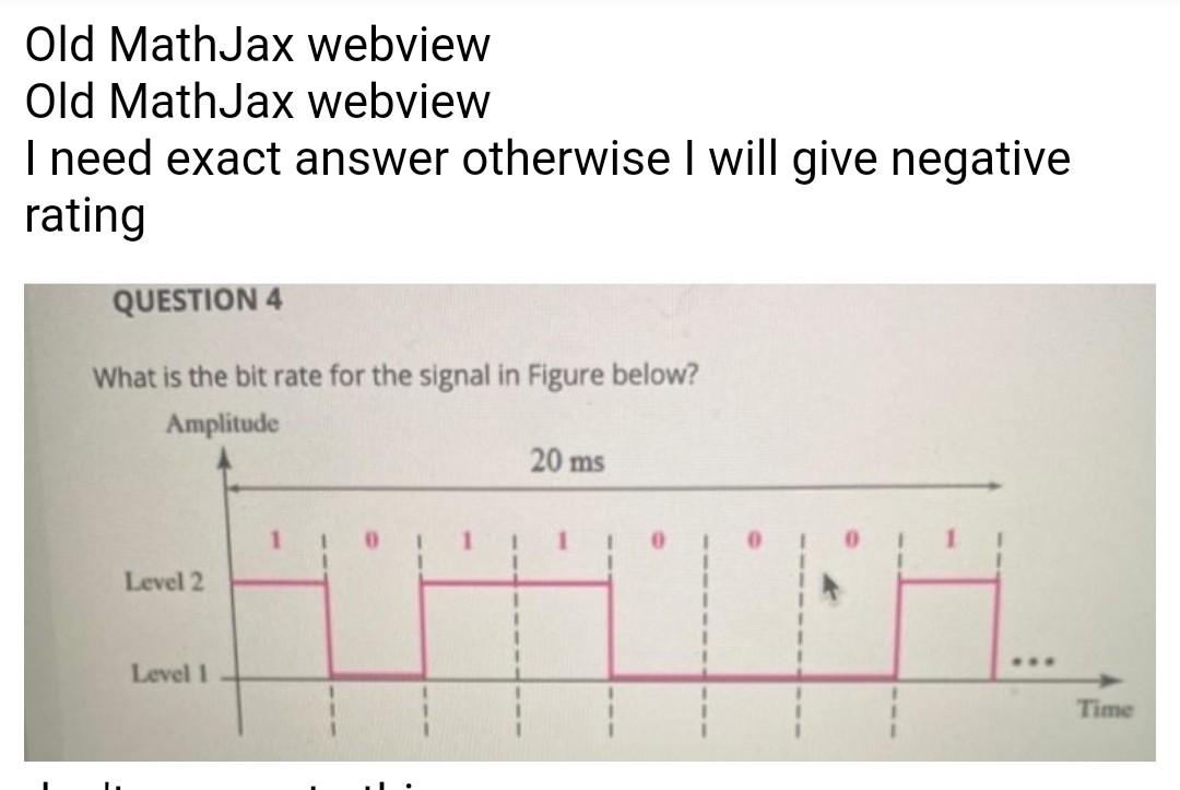 Solved Old MathJax webview Old MathJax webview I need exact | Chegg.com