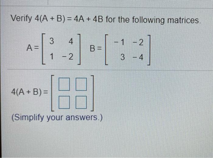 Solved (a) Construct the matrix A = [^;] if A is 2x3 and A, | Chegg.com