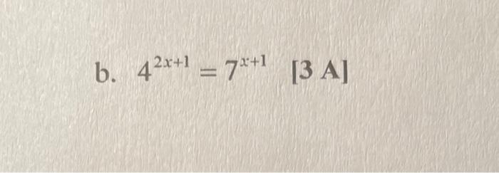 42x+1=7x+1 | Chegg.com