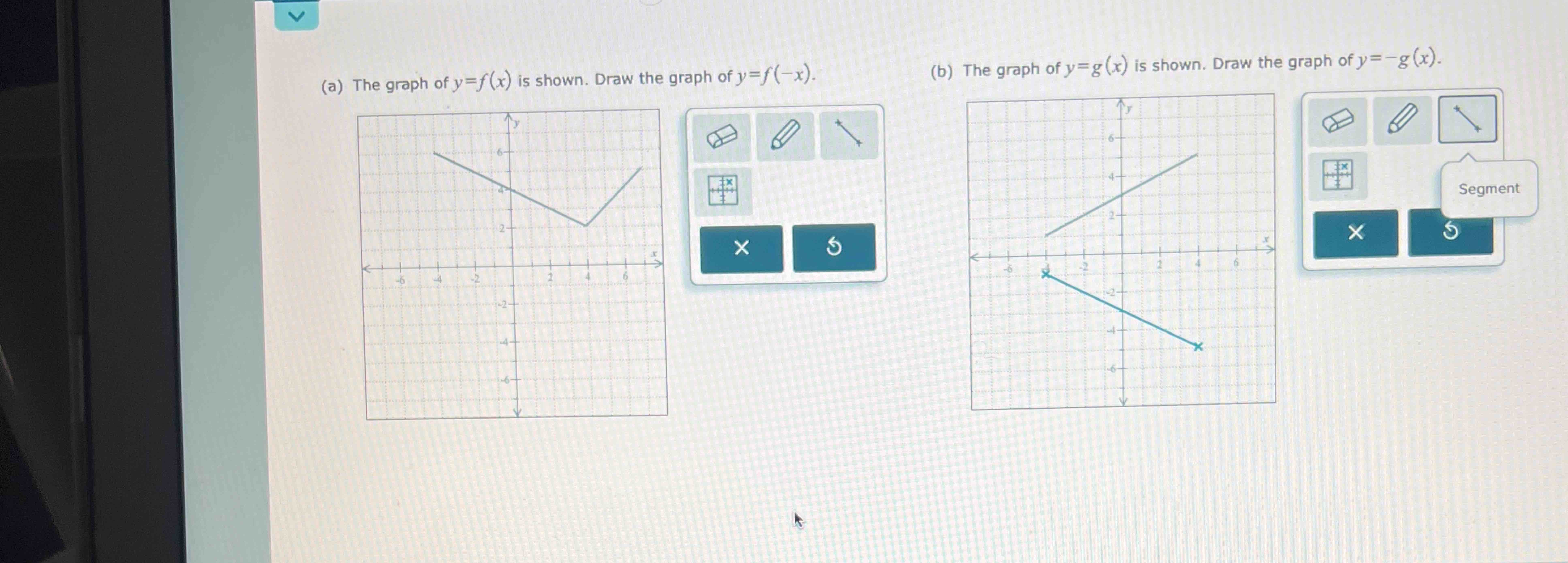 Solved (a) ﻿The graph of y=f(x) is ﻿shown. Draw the graph | Chegg.com