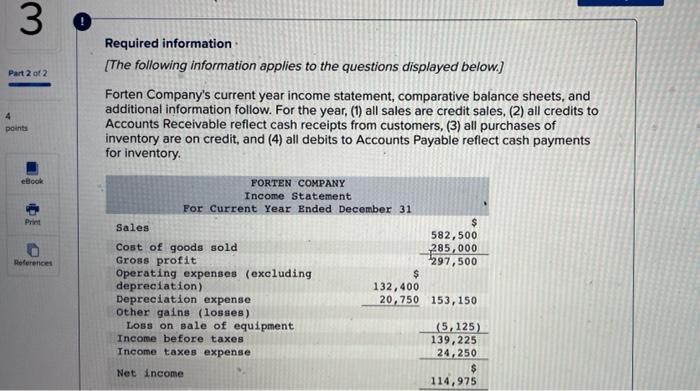 Solved required: Prepare a complete statement of cash flows | Chegg.com