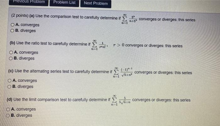 Solved Previous Problem Problem List Next Problem (2 points) | Chegg.com